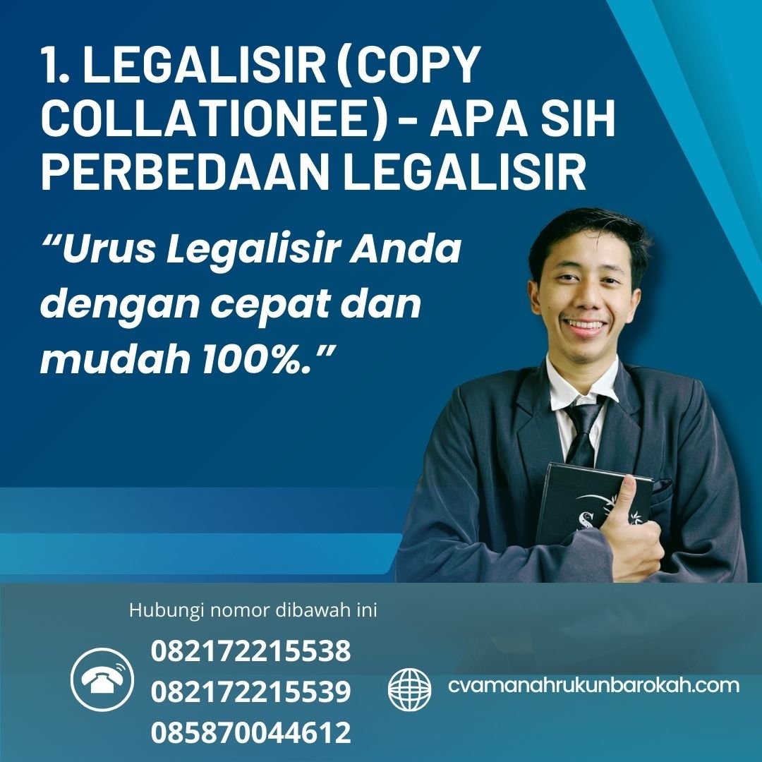 Apa sih perbedaan Legalisir, Legalisasi dan Waarmerking