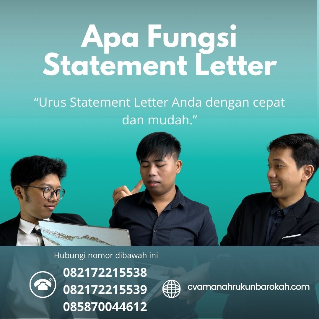 Apa Fungsi Statement Letter Sim? Jasa Statement Letter