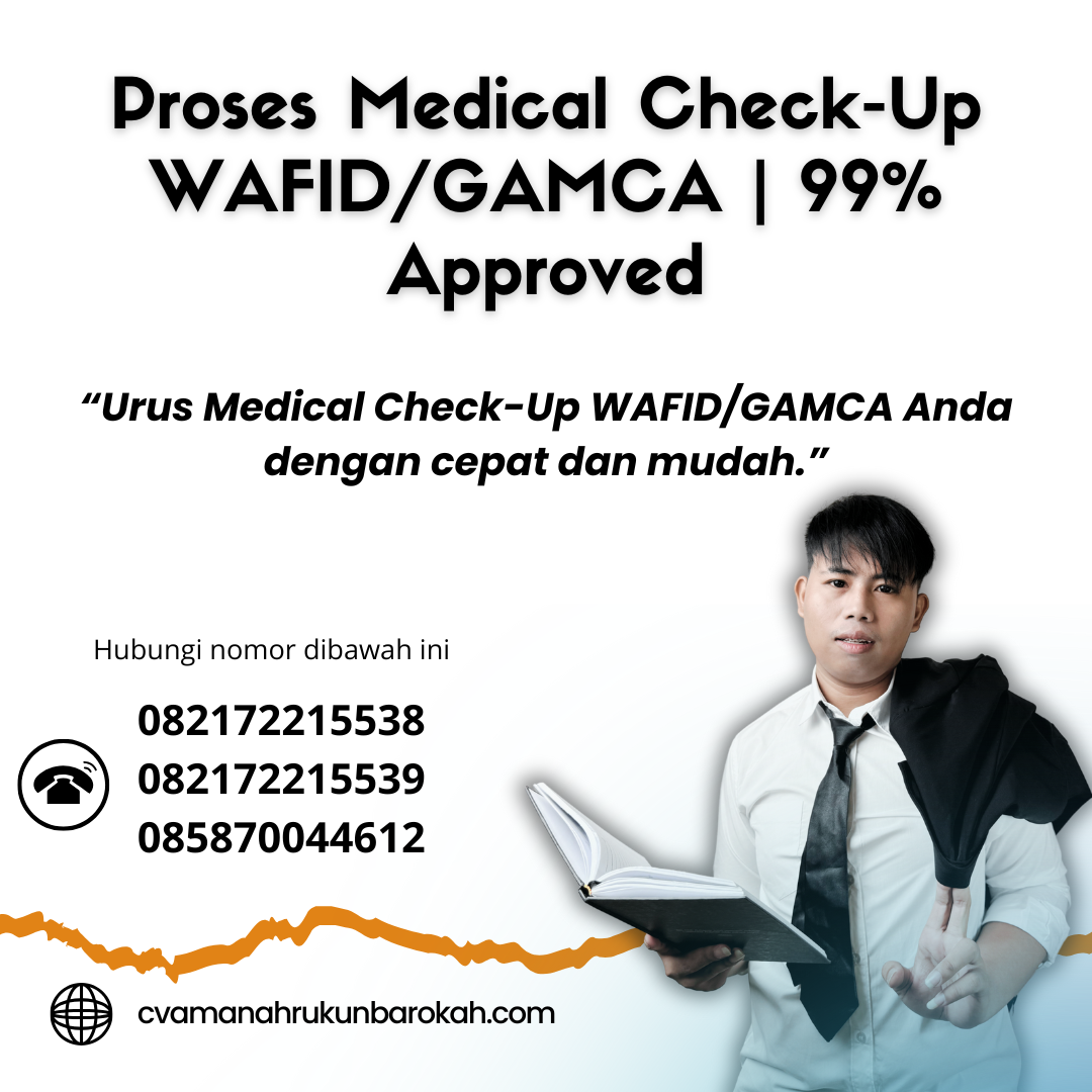 Proses Medical Check-Up WAFID/GAMCA | 99% Approved