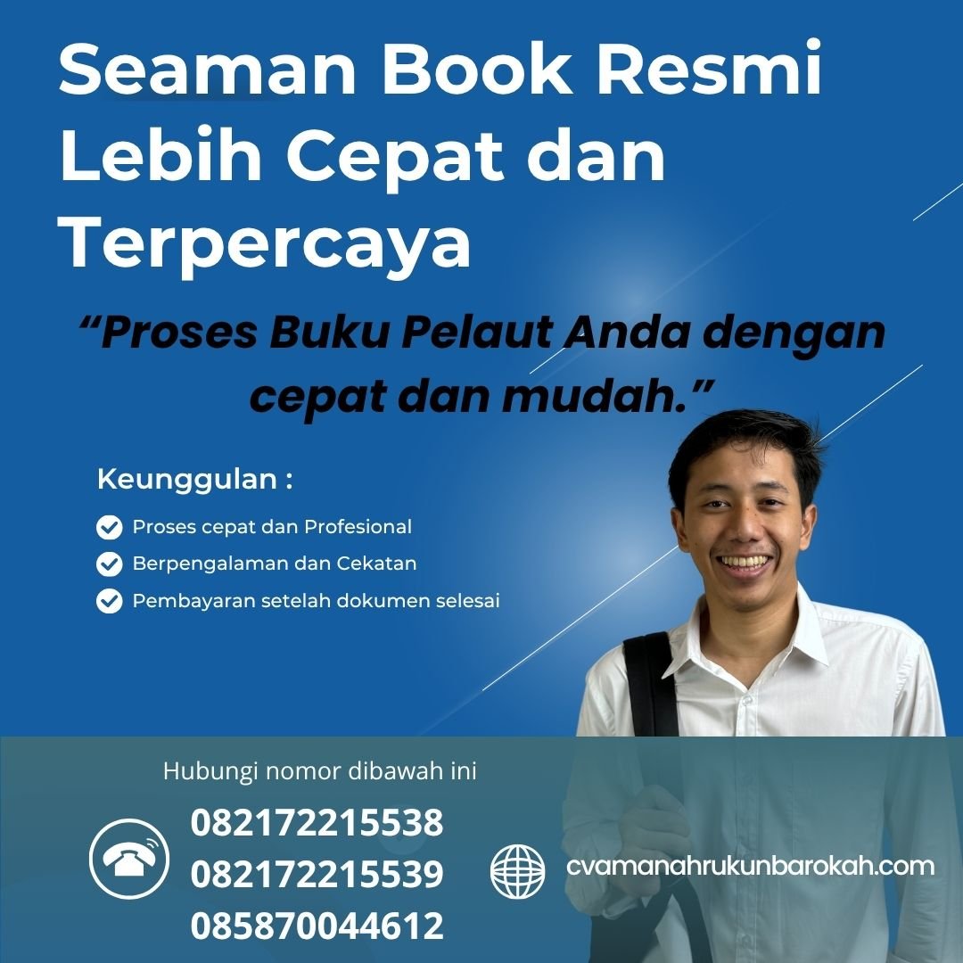 Seaman Book Resmi Lebih Cepat dan Terpercaya