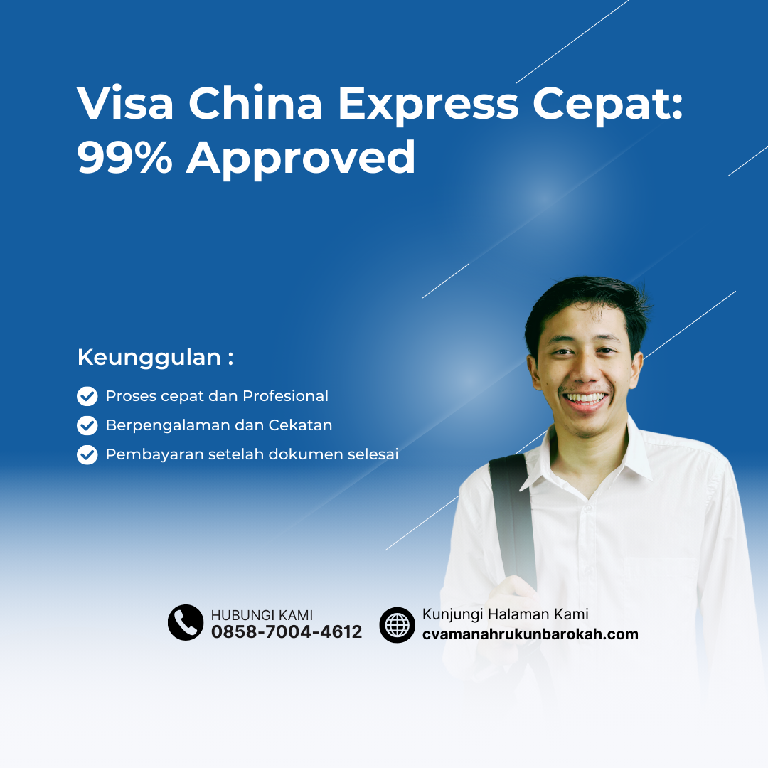 Visa China Express Cepat: 99% Approved