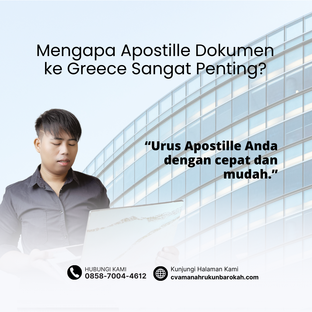 Apostille Kedutaan Greece Resmi & Terpercaya: 99% Approved