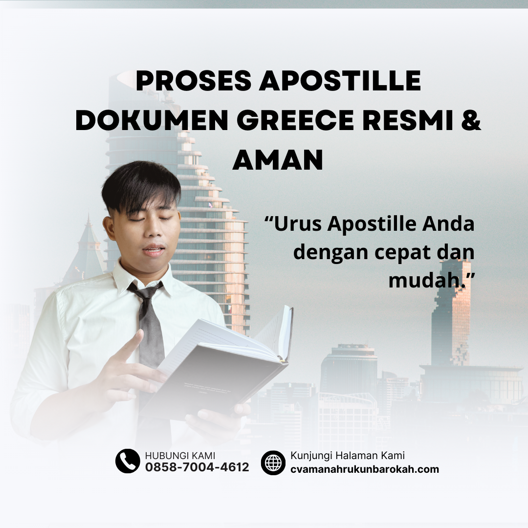 Proses Apostille Dokumen Greece Resmi & Aman: 99% Approved