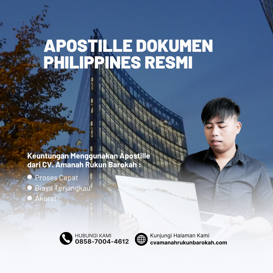 Apostille Dokumen Philippines Resmi: 99% Approved